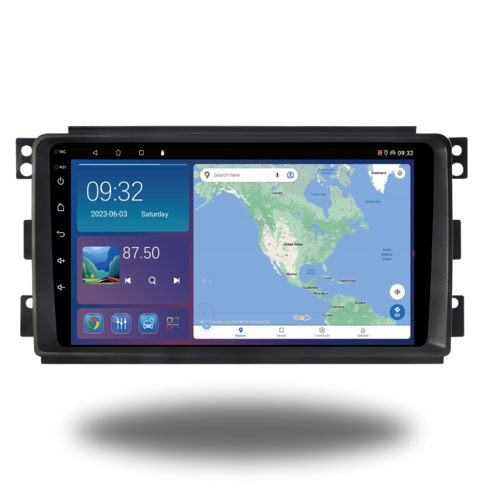 Smart Fortwo 2006-2010 Android 13 Wireless CarPlay & Android Auto Car ...