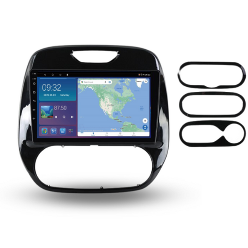 Renault Captur 2011-2019 Android 13 Wireless CarPlay & Android Auto Car ...